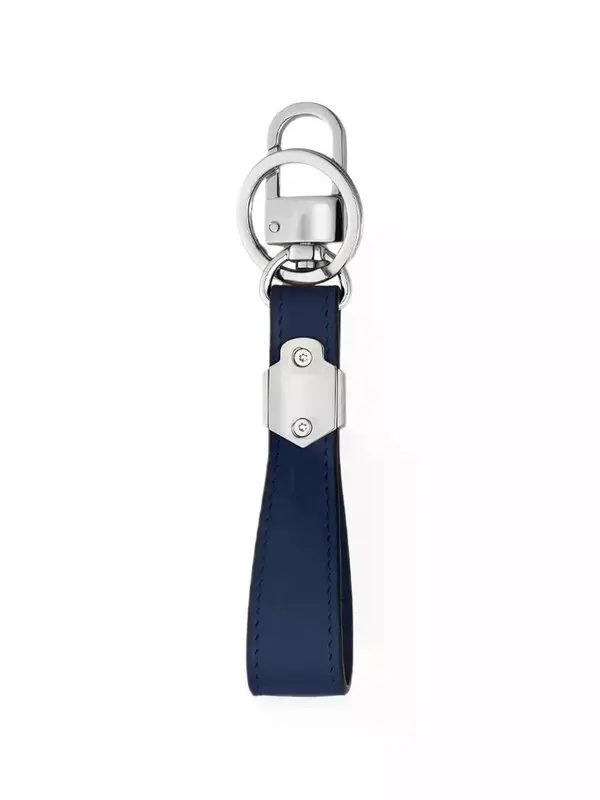 Montblanc Inkwell Leather Key Fob - Blue