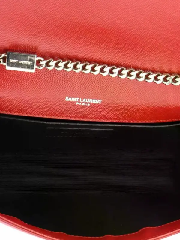 Saint Laurent Classic Monogram Tassel Grainy Leather Small Cross Body Bag