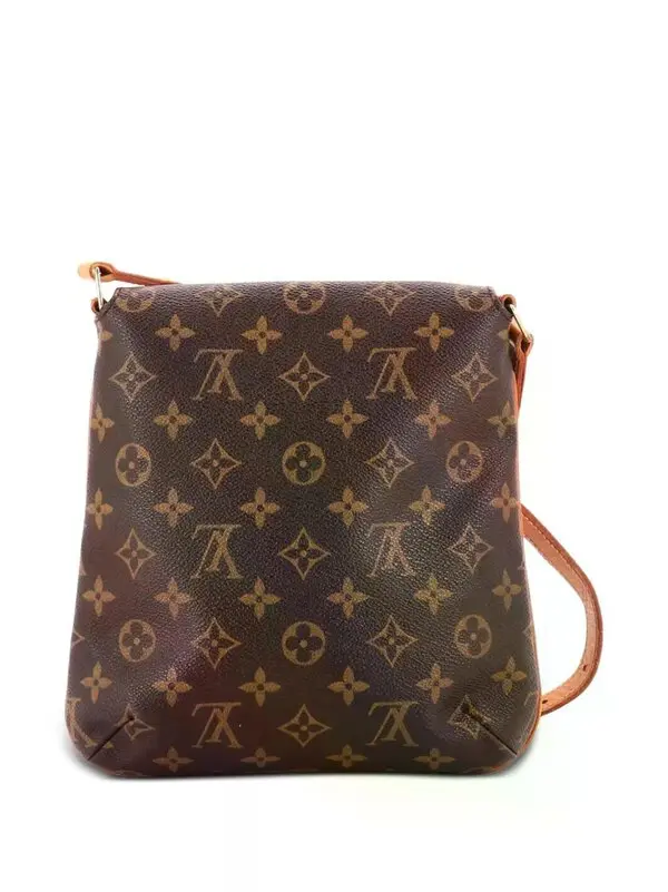 LOUIS VUITTON Musette Salsa Handbag Monogram Canvas Pm Shoulder Bag - White