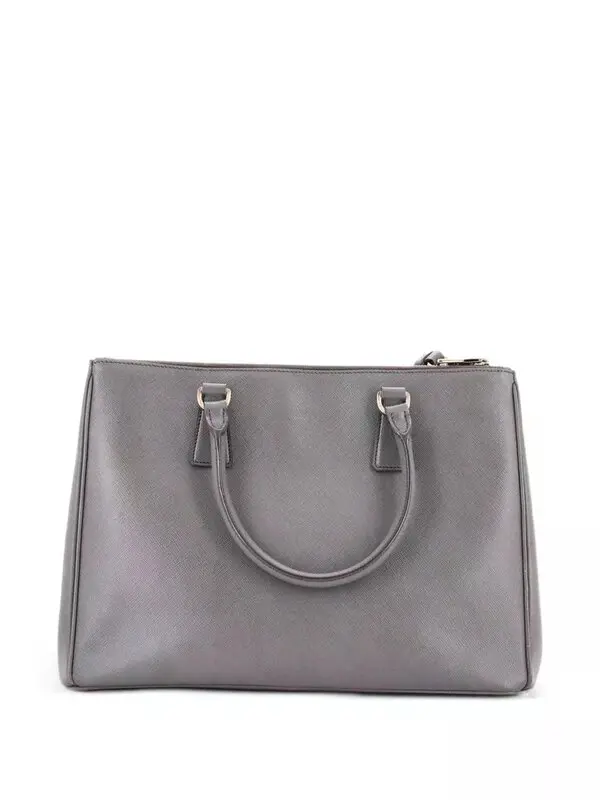 Prada Saffiano Leather Tote - Grey