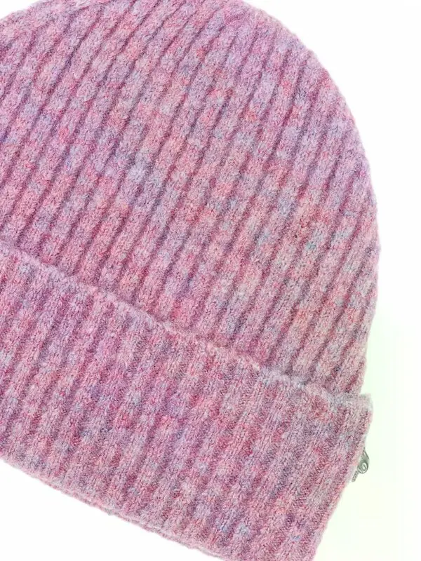 LES DEUX Ribbed-knit Beanie Hat