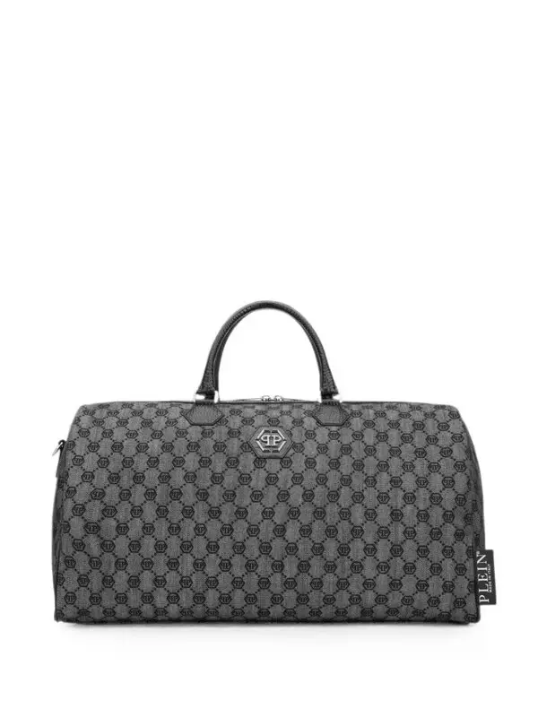 Philipp Plein Denim Weekend Bag Jacquard Monogram