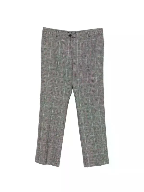 Dolce & Gabbana 1990s Check-pattern Trousers