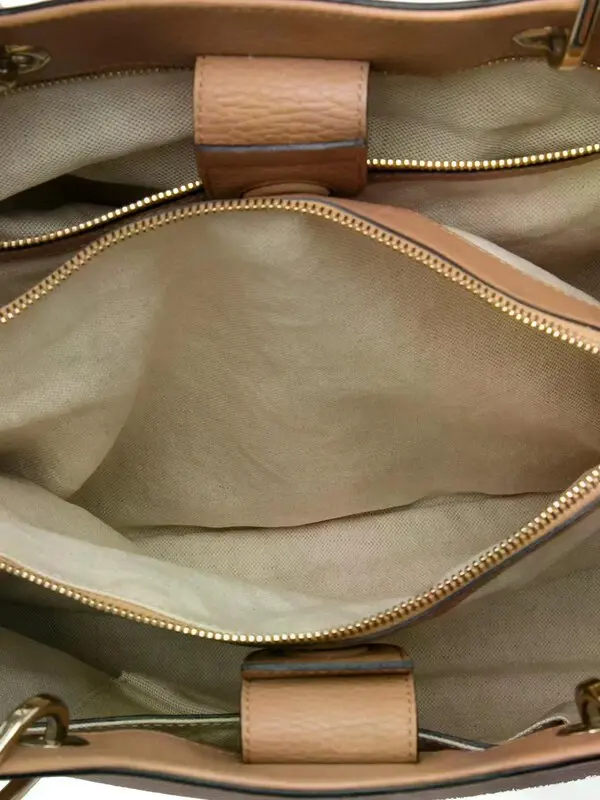 Gucci Large Calfskin Bamboo Shopper Satchel