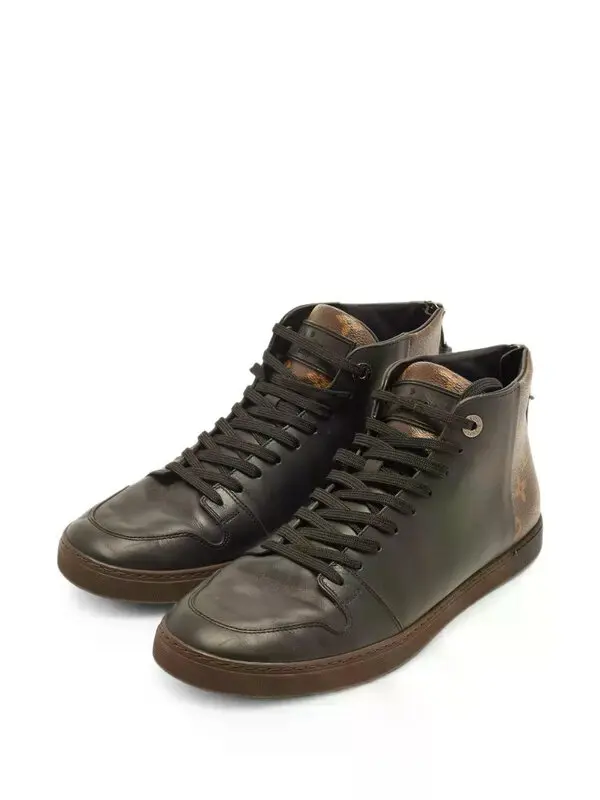LOUIS VUITTON Line Up Monogram High-top Sneakers