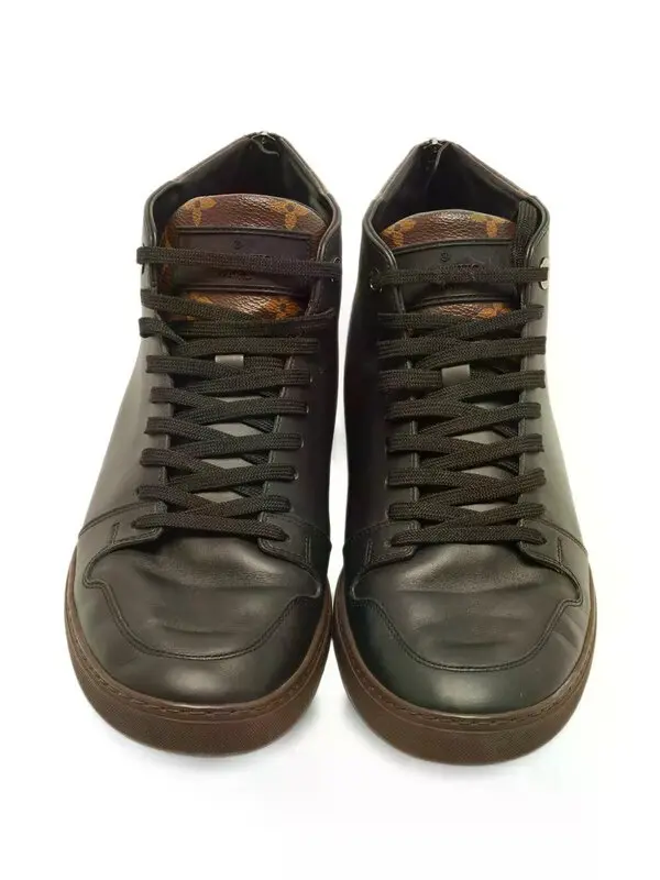 LOUIS VUITTON Line Up Monogram High-top Sneakers