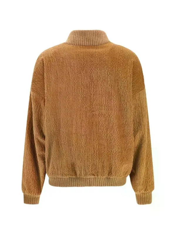 KRISTINA TI Corduroy-effect Bomber Jacket