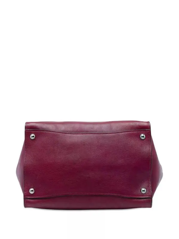 Prada 2010-2026 Glace Calf Twin Pocket Double Handle Satchel