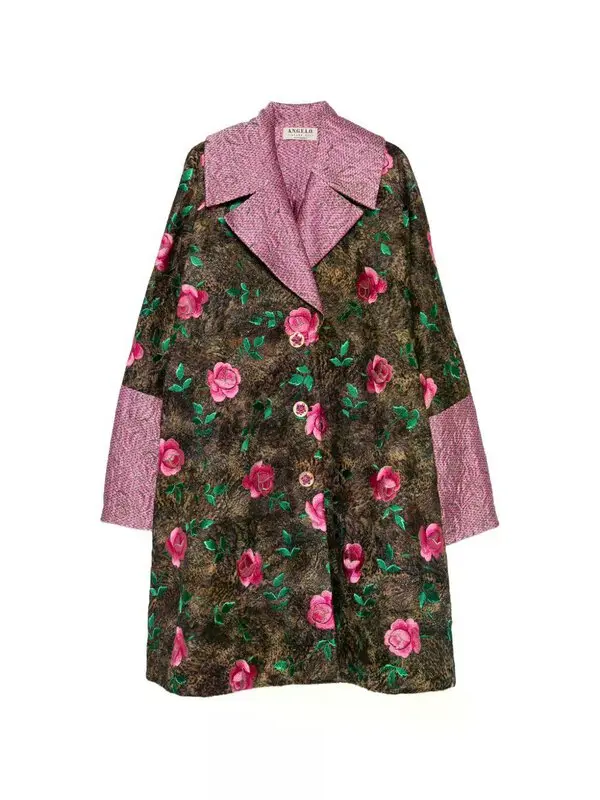 A.N.G.E.L.O. VINTAGE CULT 1980s Floral-embroidered Coat