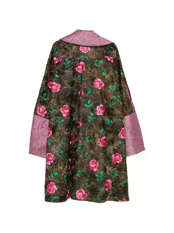 A.N.G.E.L.O. VINTAGE CULT 1980s Floral-embroidered Coat