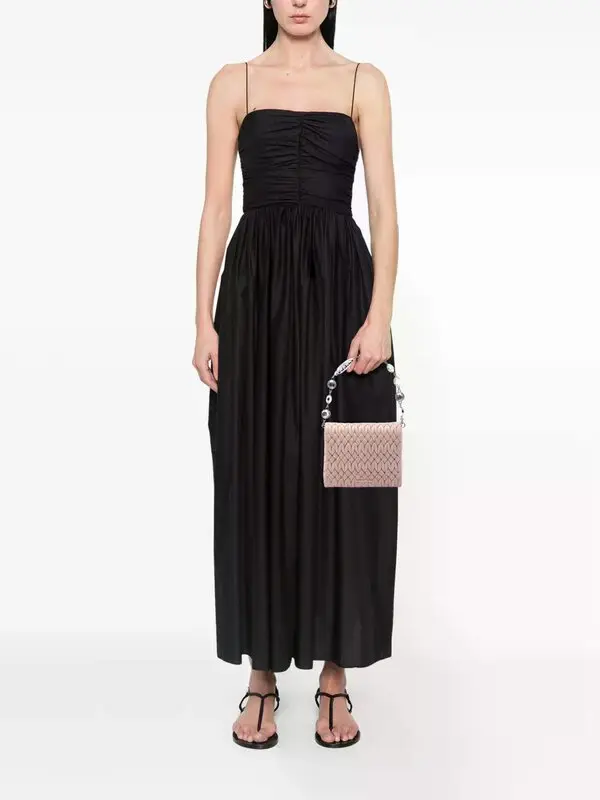 Miu Miu Matelasse Nappa Crystal Chain Satchel
