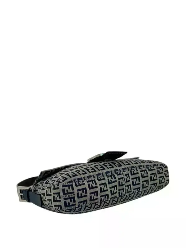 Fendi 2000-2010 Zucchino Canvas Baguette Shoulder Bag