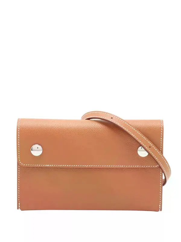 Hermès 2024 Epsom Hermesnap Wallet On Strap Crossbody Bag