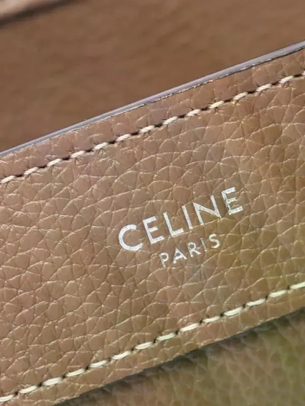 Celine 2000-2026 Nano Leather Luggage Tote Satchel