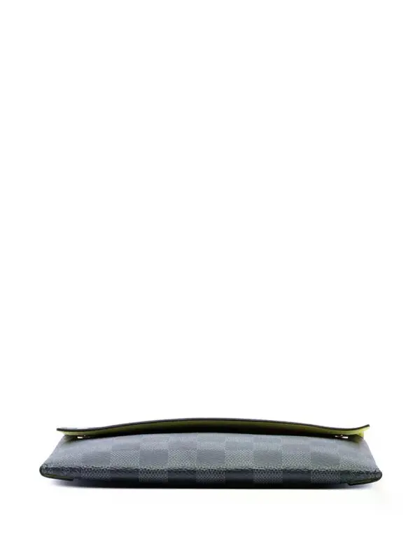 LOUIS VUITTON 2019 Damier Graphite Alpha Pochette Mm Clutch Bag