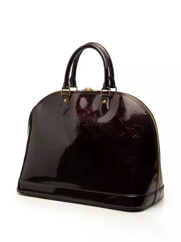 LOUIS VUITTON 2010 Monogram Vernis Alma Gm Handbag