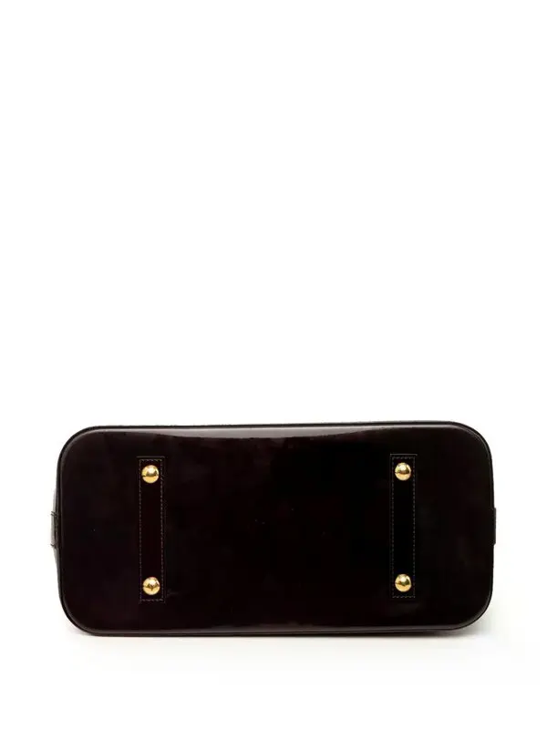 LOUIS VUITTON 2010 Monogram Vernis Alma Gm Handbag