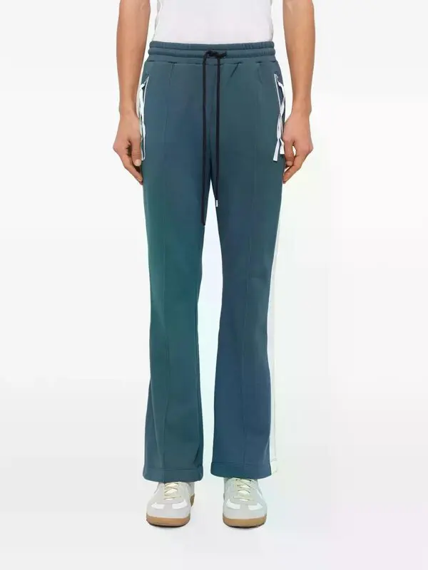 Facetasm Side-stripe Flared Track Pants