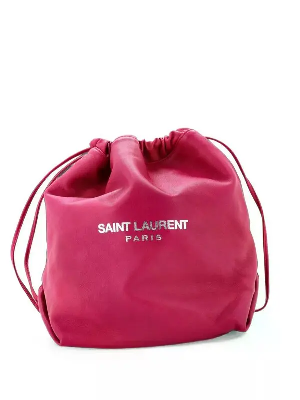 Saint Laurent Leather Large Bucket Bag