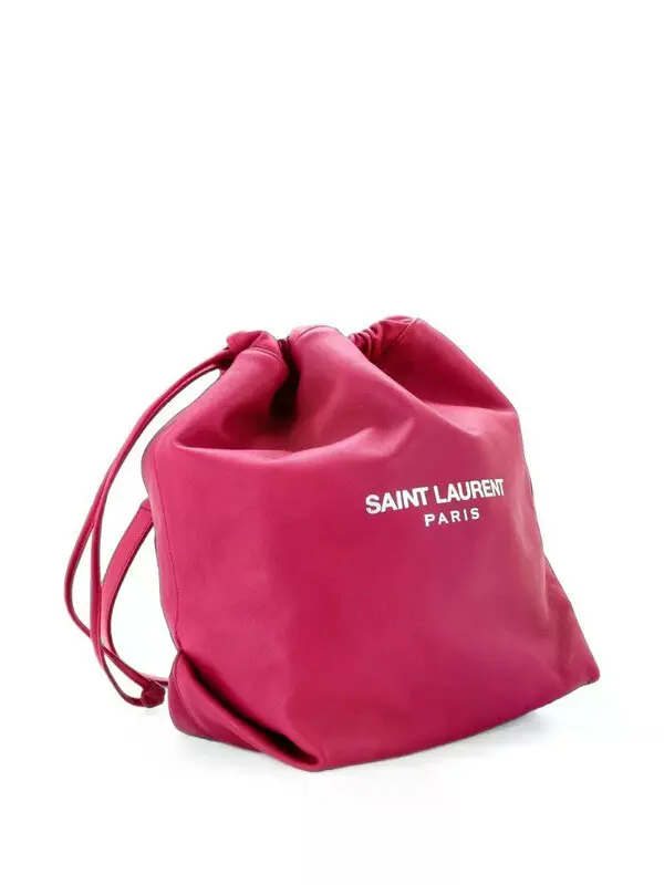 Saint Laurent Leather Large Bucket Bag