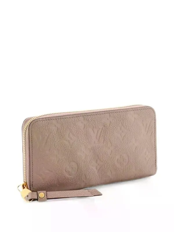 LOUIS VUITTON Zippy Wallet Monogram Empreinte Leather Small Wallets