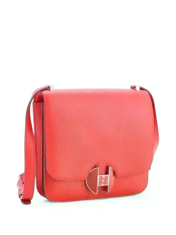 Hermès 2002 Evercolor 20 Shoulder Bag - Red