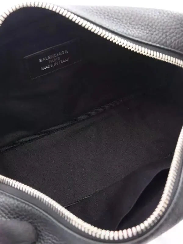 Balenciaga Leather Credit Camera Cross Body Bag