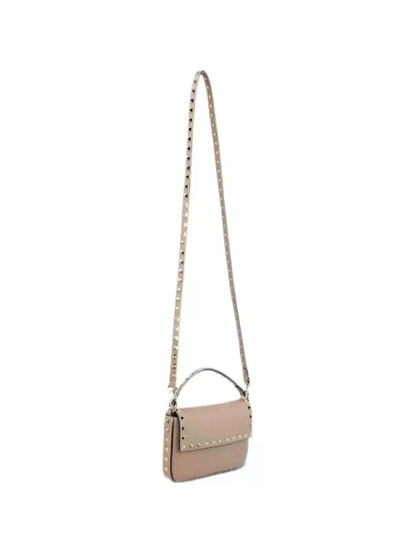 Valentino Garavani Rockstud Grainy Calfskin Pouch