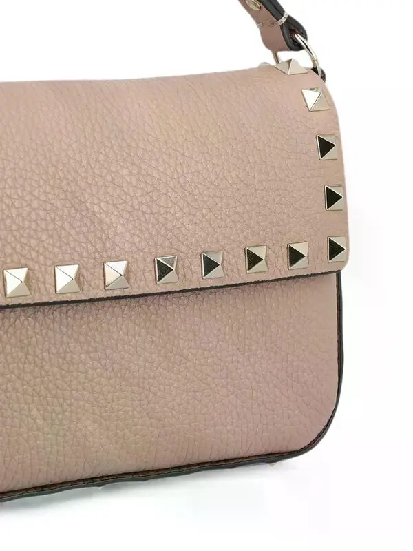 Valentino Garavani Rockstud Grainy Calfskin Pouch