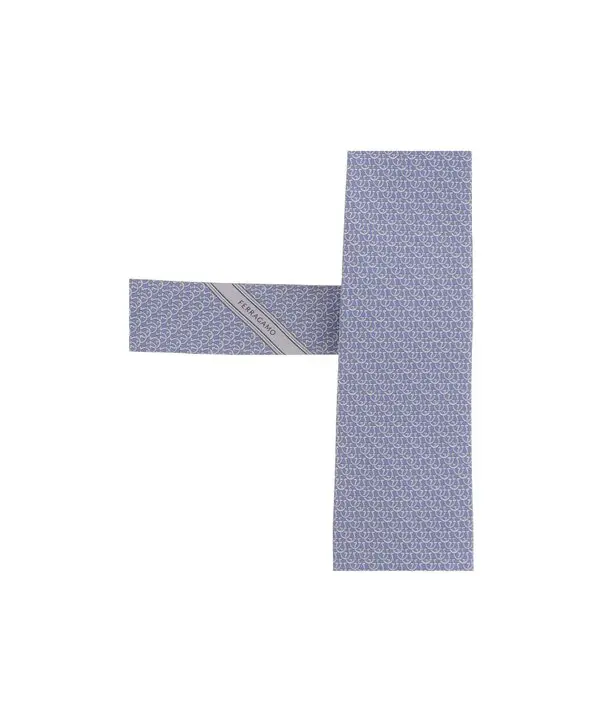 FERRAGAMO Pointed Neck Ties - Blue