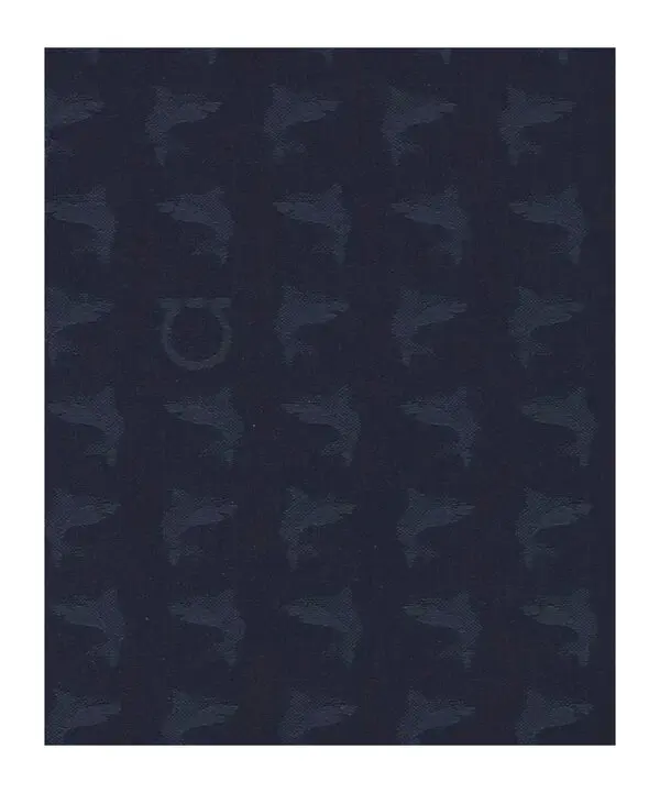 FERRAGAMO Shark Pattern Scarf