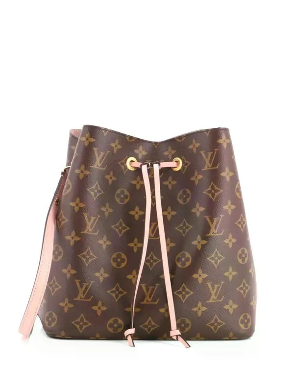 LOUIS VUITTON Monogram Canvas Neonoe Mm Bucket Bag - Pink