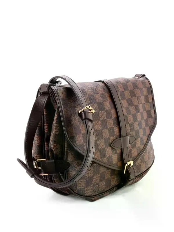 LOUIS VUITTON Saumur Handbag Damier 30 Crossbody Bag