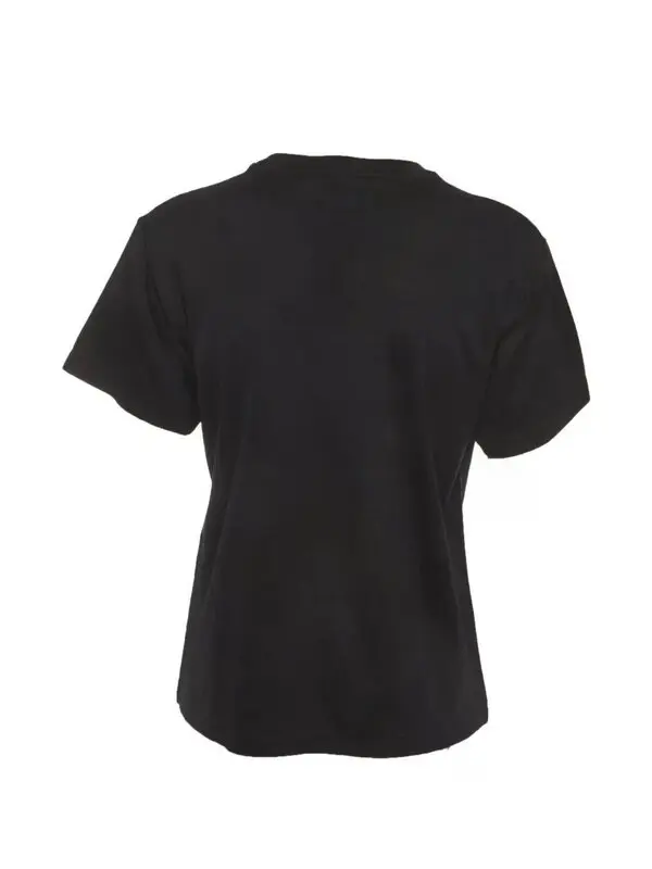 LOUIS VUITTON Graphic-print Chain-detail T-shirt - Black