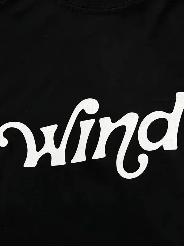 CAYL Wind Logo-print Raglan-sleeve T-shirt