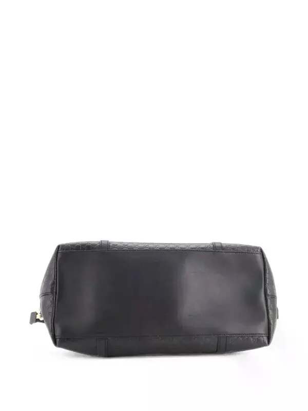 Gucci Britt Convertible Dome Microssima Leather Medium Satchel