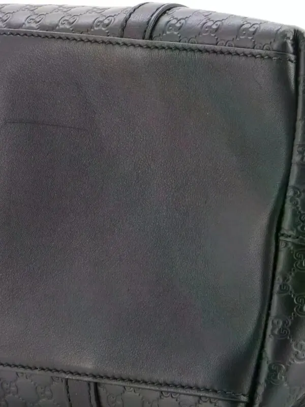 Gucci Britt Convertible Dome Microssima Leather Medium Satchel