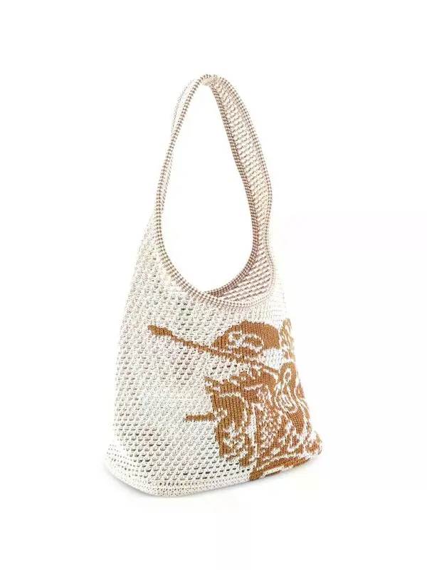Burberry Ekd Crochet Small Shoulder Bag