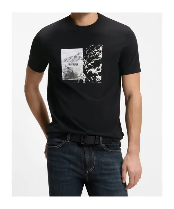 Hugo Boss Graphic-print Short-sleeve T-shirt