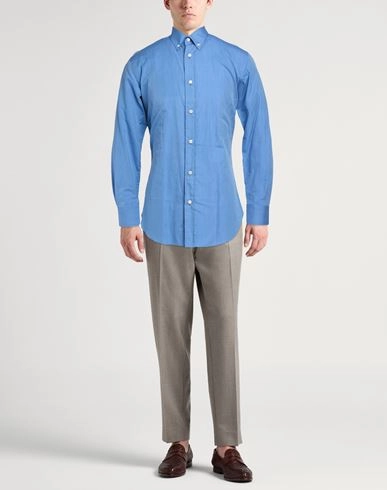 Brioni Shirt Light Size Cotton, Silk