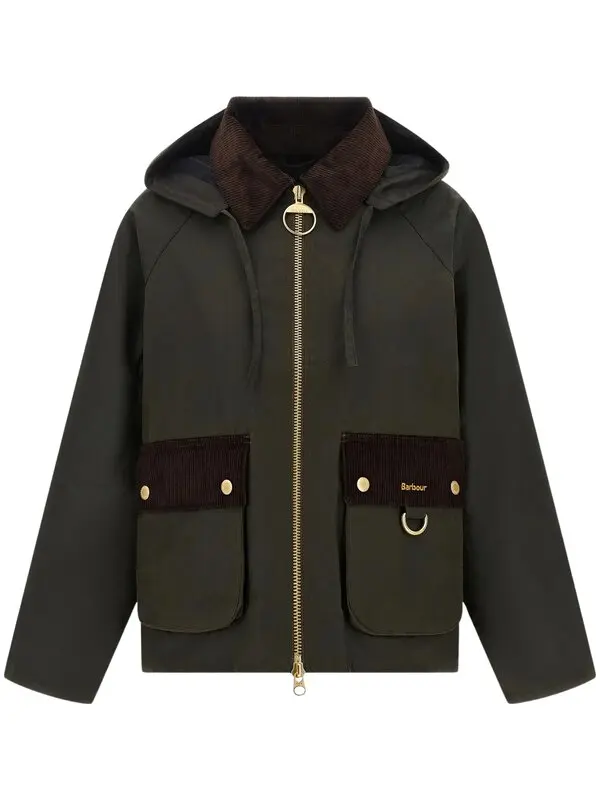 Barbour Carville Hooded Jacket - Green