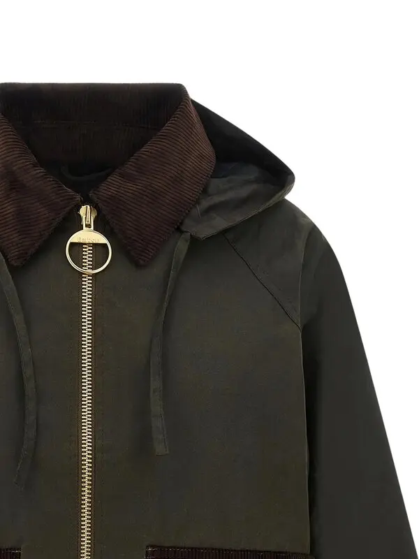Barbour Carville Hooded Jacket - Green