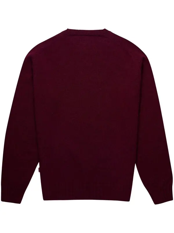 SEBAGO Premium Wool Crew Neck Pullover - Red