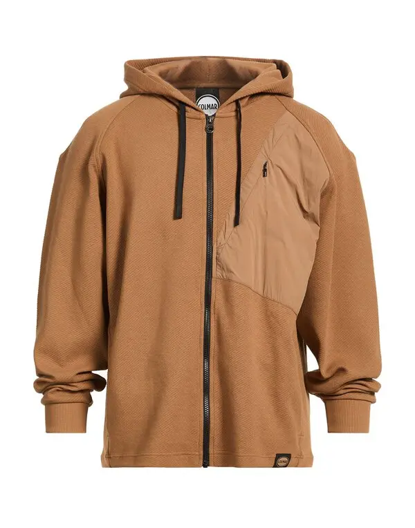 COLMAR REVOLUTION Sweatshirt Light Brown Size Cotton, Polyester