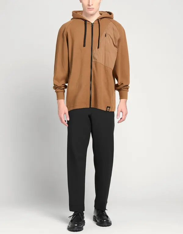 COLMAR REVOLUTION Sweatshirt Light Brown Size Cotton, Polyester