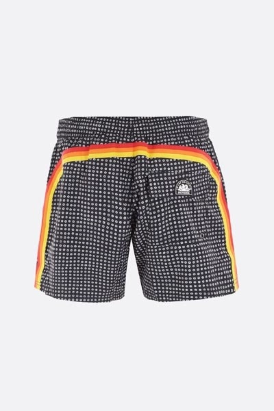 Sundek Graphic-print Recycled Polyester Swim Shorts