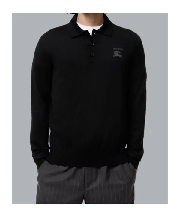 Burberry Long-sleeved Polo Shirt