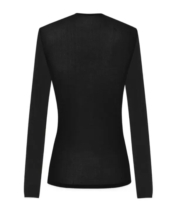 Saint Laurent Scoop-neck Knit Sweater