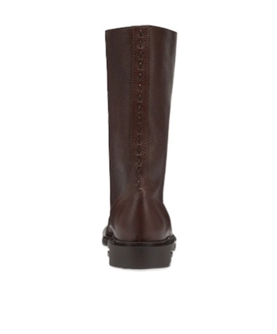 Fendi Frame Round-toe Boots