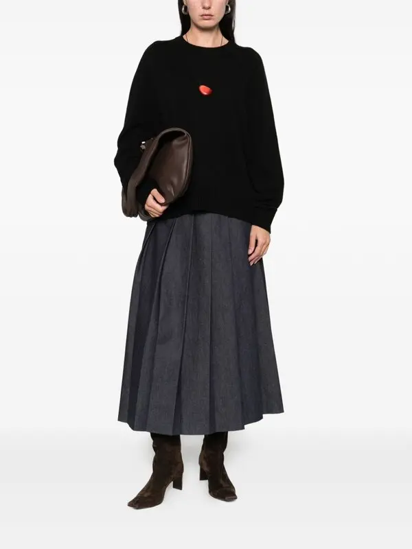 Soft Goat Wool Crewneck Jumper